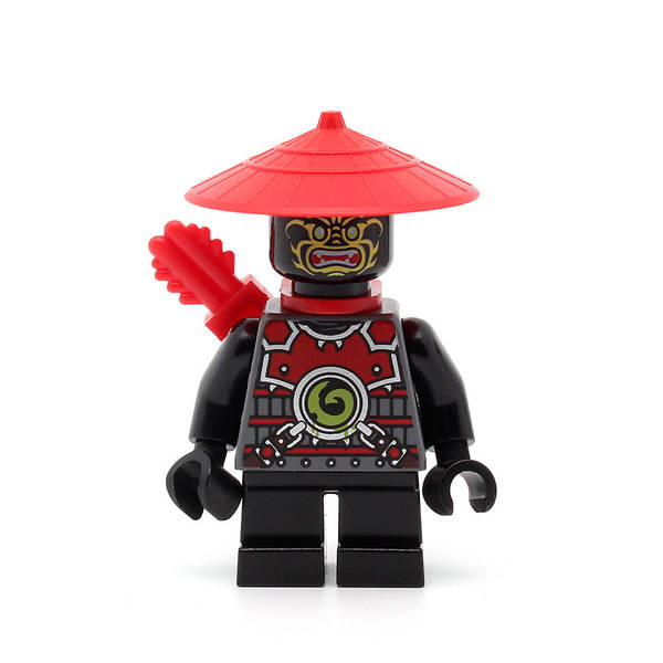 LEGO njo0072 - Stone Army Scout (Yellow Face, Red Quiver, Short Legs ...
