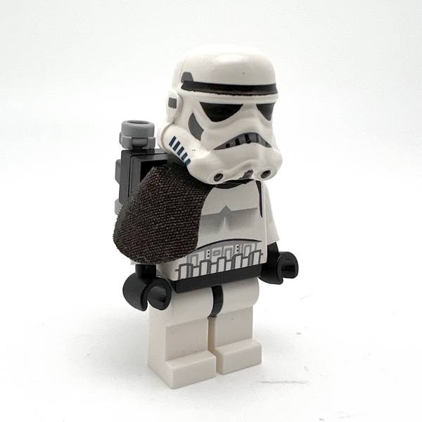 LEGO sw0271 - Sandtrooper - Black Pauldron, (Solid), Survival Backpack ...