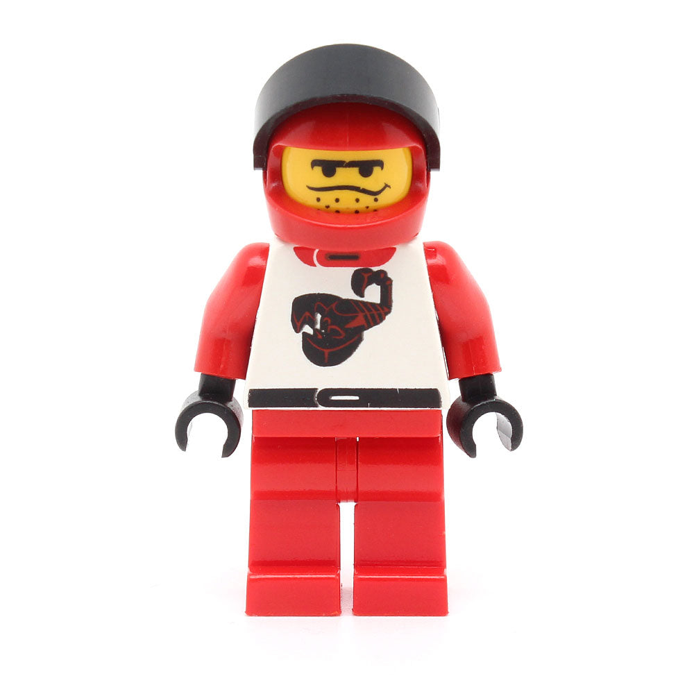 LEGO twn010 - Race (Driver, Red Scorpion, Red Helmet) – barando